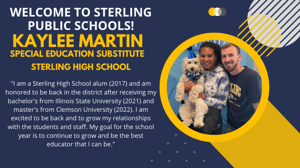 Welcome Kaylee Martin to SHS! | Sterling Public Schools